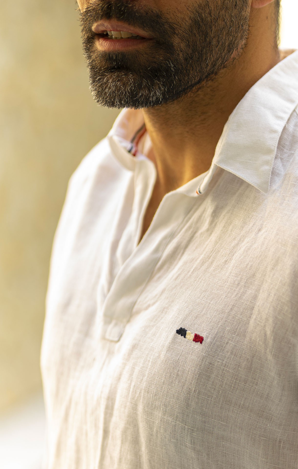 Chemise en lin homme | Mode style Marin | La Marinière Française